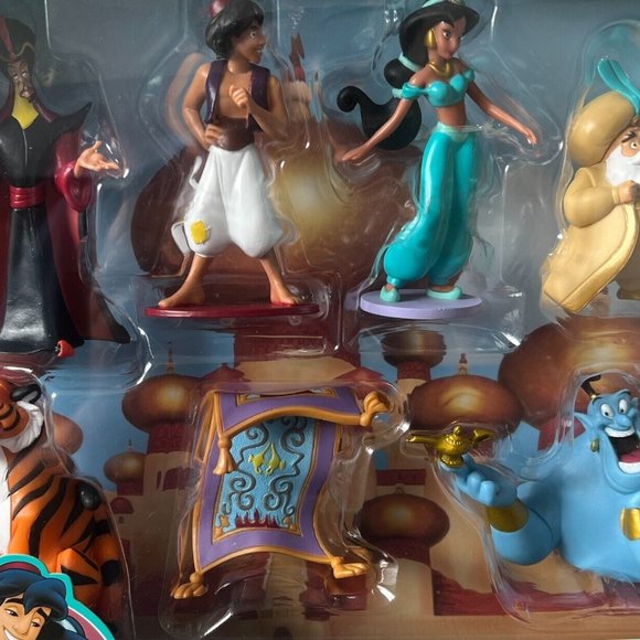 Disney | Dining | Disney Aladdin Set Collectible Figures Walt Disney ...